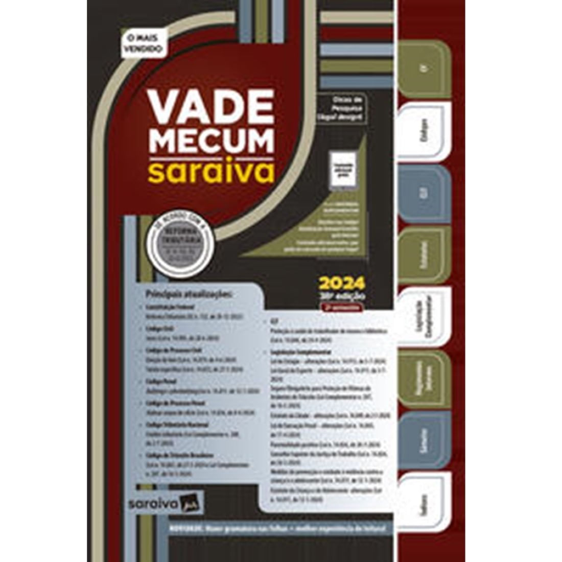 Vade Mecum Saraiva Tradicional - 38ª Edição 2024 - Carrefour