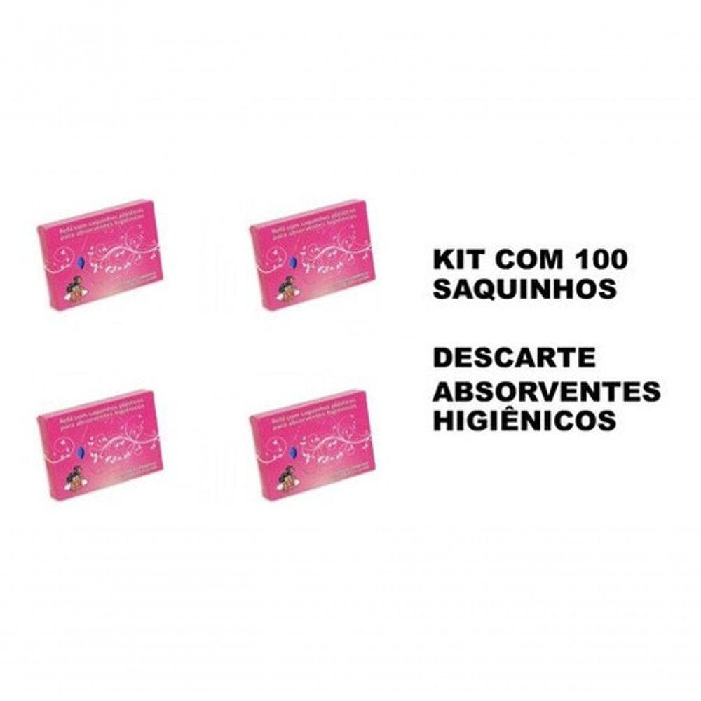 Saquinhos P- Descarte De Absorvente Feminino Kit C- 100un - Carrefour