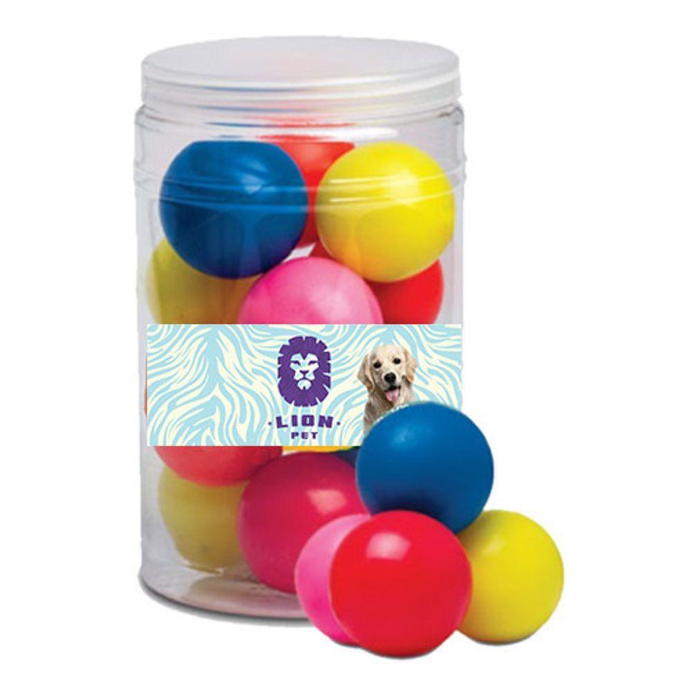 Brinquedo Pet Bola De Vinil Lisa - Pote 12 Unidades - Carrefour