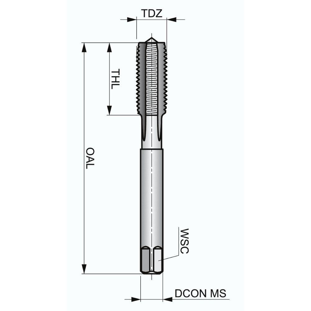 Macho Manual Canal Reto - Hss - M6x1.00mm Din352 - Carrefour