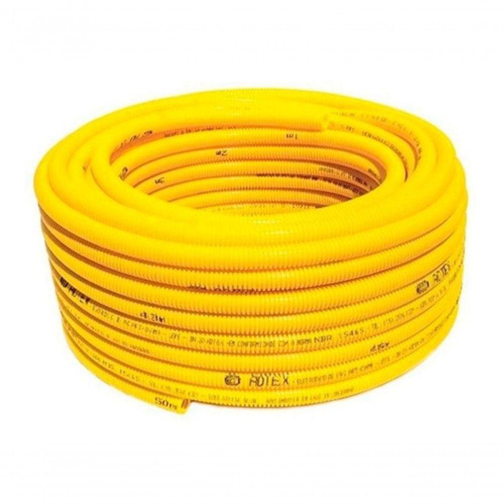 Conduite Flexível Pvc 3-4 Corrugado Amarelo 50 Metros Adtex - Carrefour