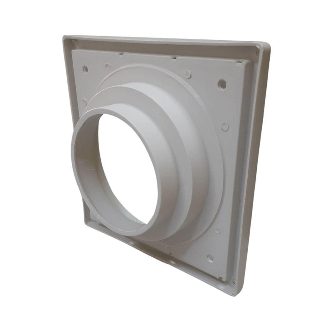 Grade De Saída Fixa Redonda Para Duto De 100mm Branco - Carrefour