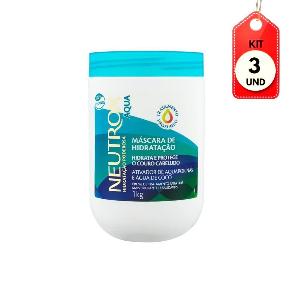 Kit C/03 Neutrox Aqua Creme De Tratamento 1kg - Carrefour
