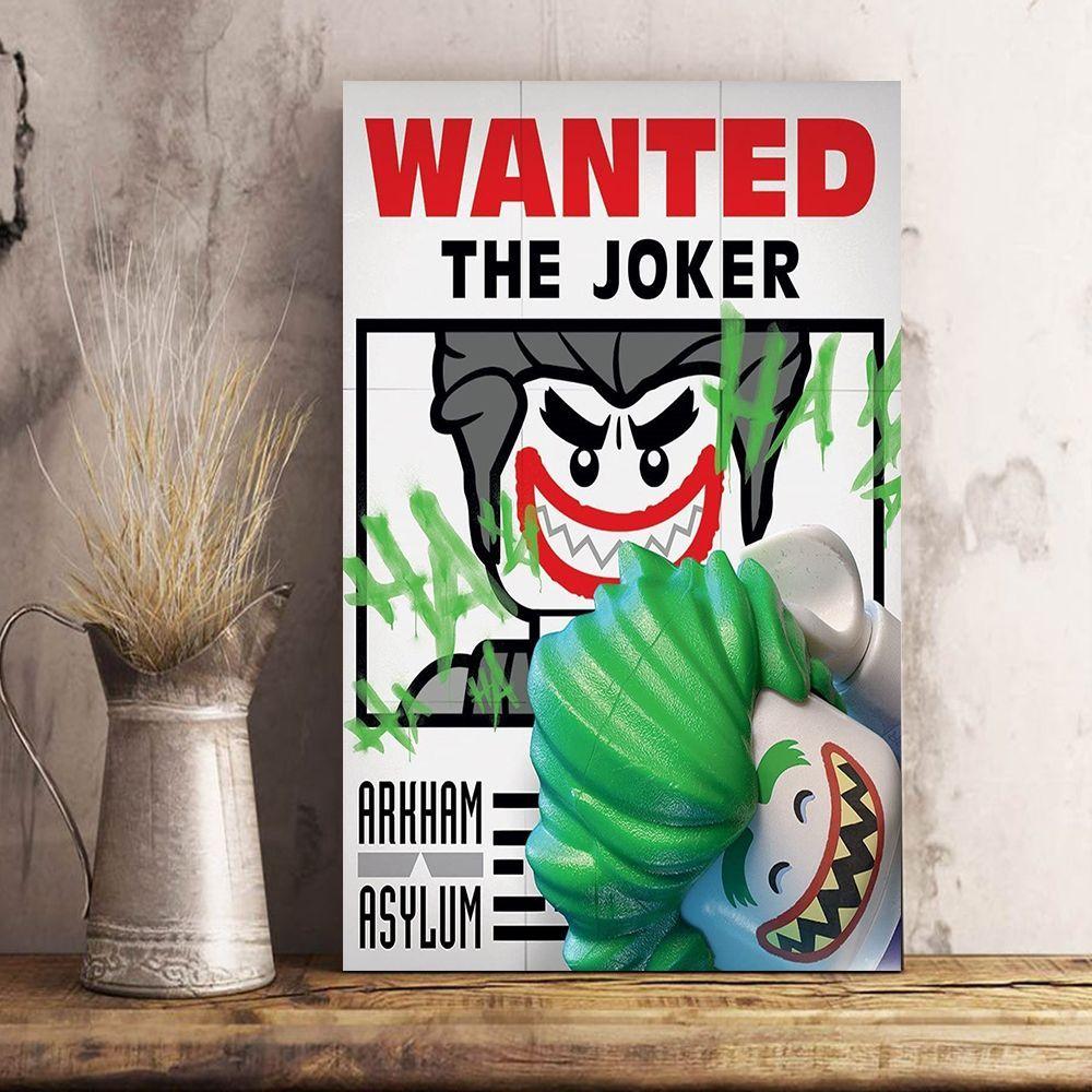 Placa Coringa Joker Estilo Lego Wanted Procurado A4 - Carrefour