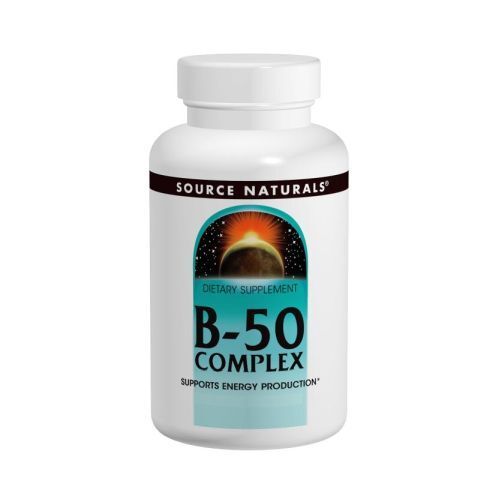 Complexo B-50 50 Mg 100 Comprimidos Por Source Naturals - Carrefour