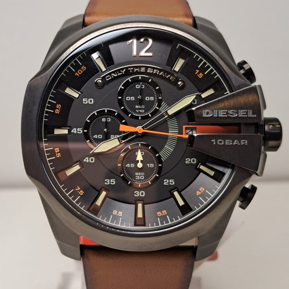 Relógio Diesel Masculino Mega Chief Marrom - Dz4343b1 P2mx - Carrefour