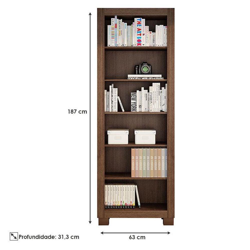Armário Multiuso Flex Chocolate - Valdemóveis - Carrefour