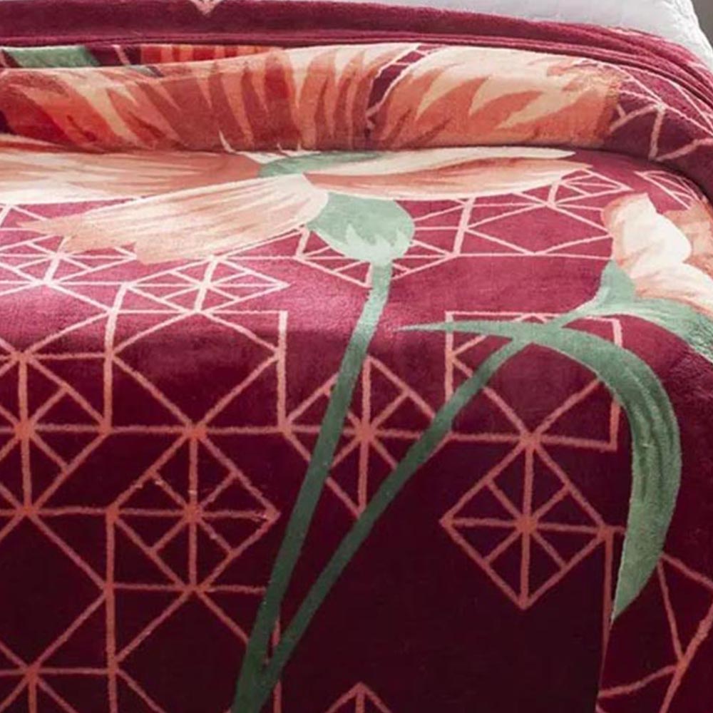 Cobertor Kyor Plus 420g Casal 180x220cm Praga Marrom Jolitex - Carrefour