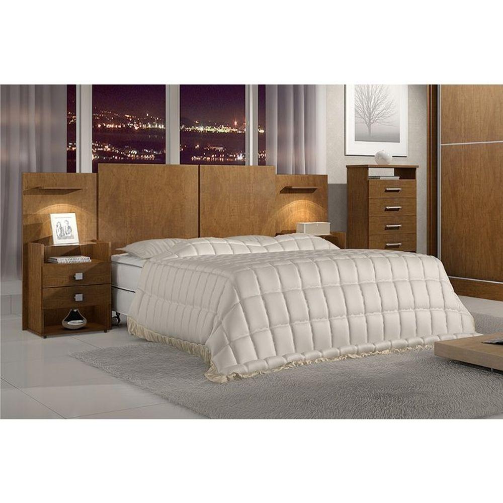 Cabeceira Casal Com Mesa De Cabeceira Rubi D Doro Móveis -ypê - Carrefour