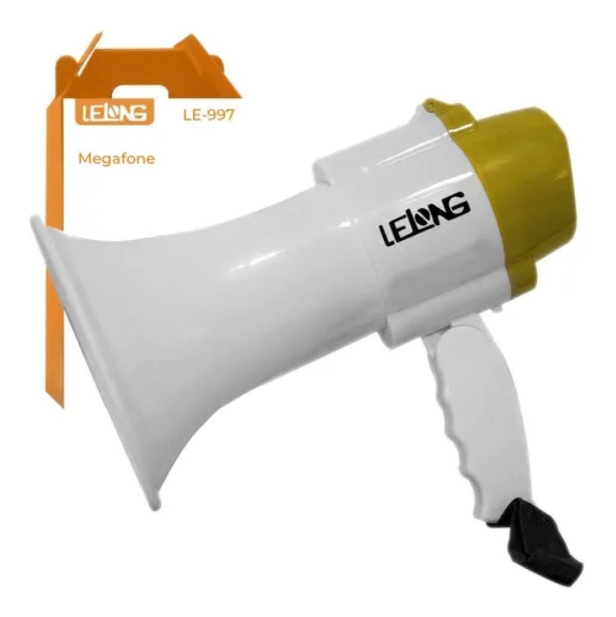 Mega Fone Lelong Recarregável 35w Sirene Longo Alcance - Carrefour