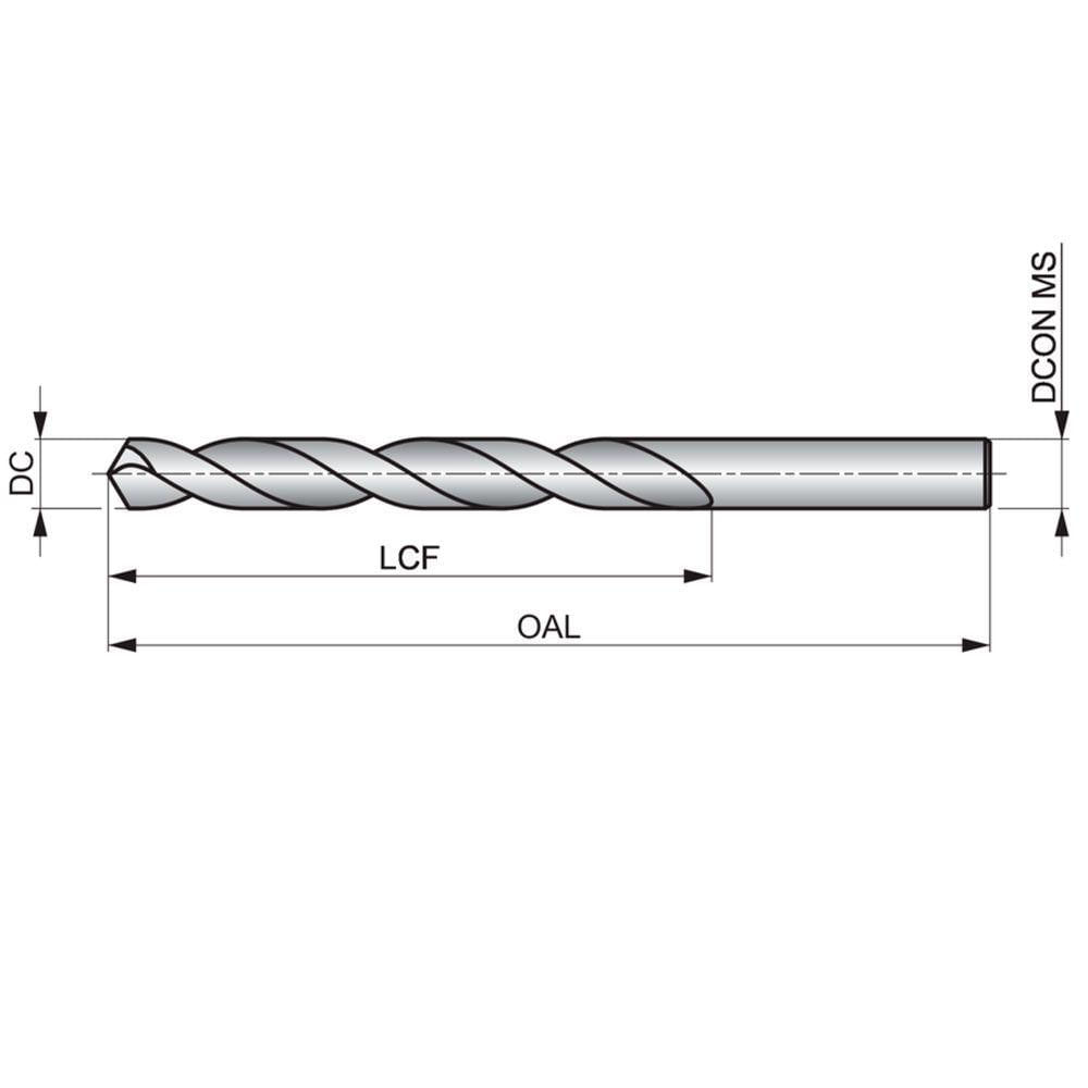 Broca Paralela Normal Ponta Cônica 1,5mm - 10 Peças - Din338n - A002 ...