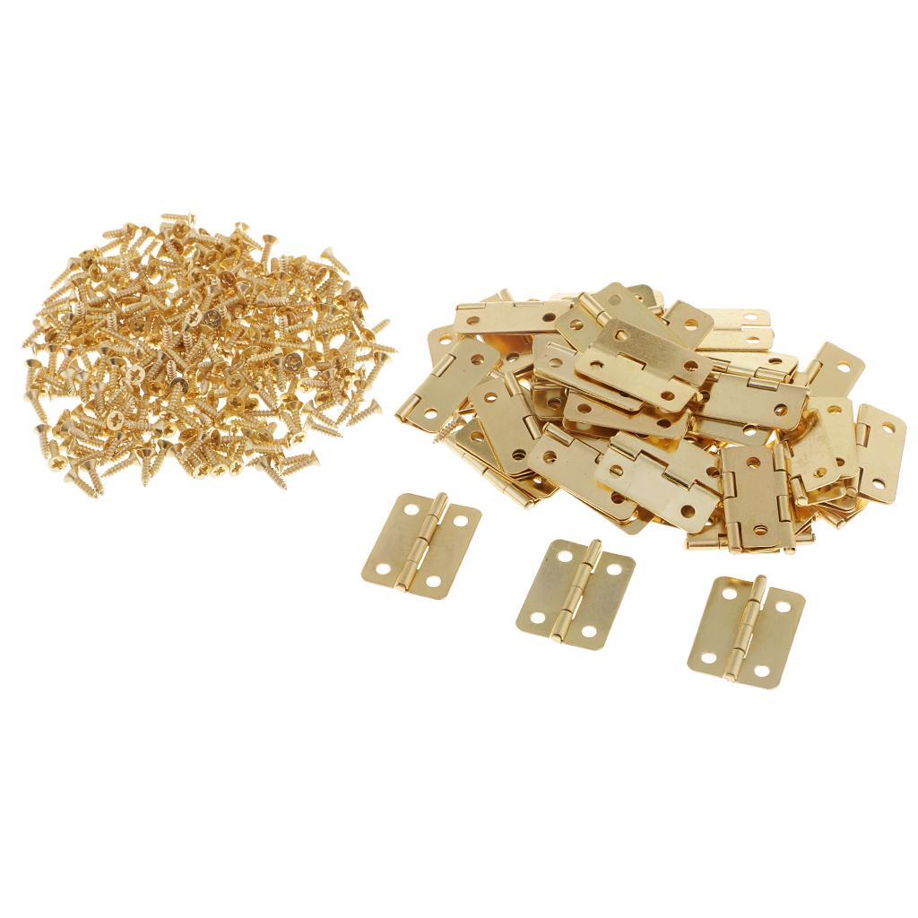 50x Mini Porta Porta Porta Jóias Retro Ferragem Bumbum Dobrável - Carrefour