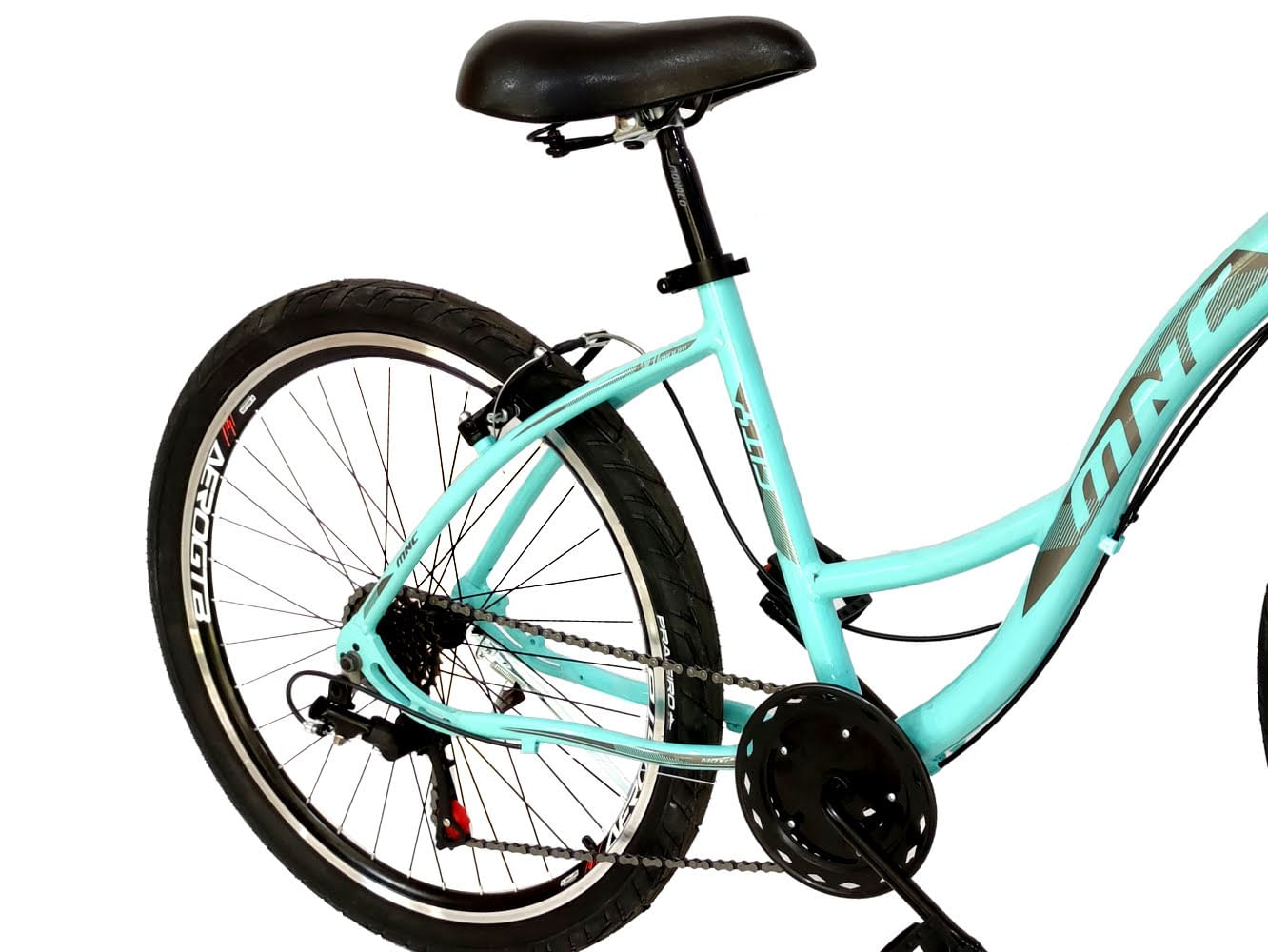 Bicicleta De Alumínio Aro 26 Praiana Retrô 6 Marchas Tiffany - Carrefour