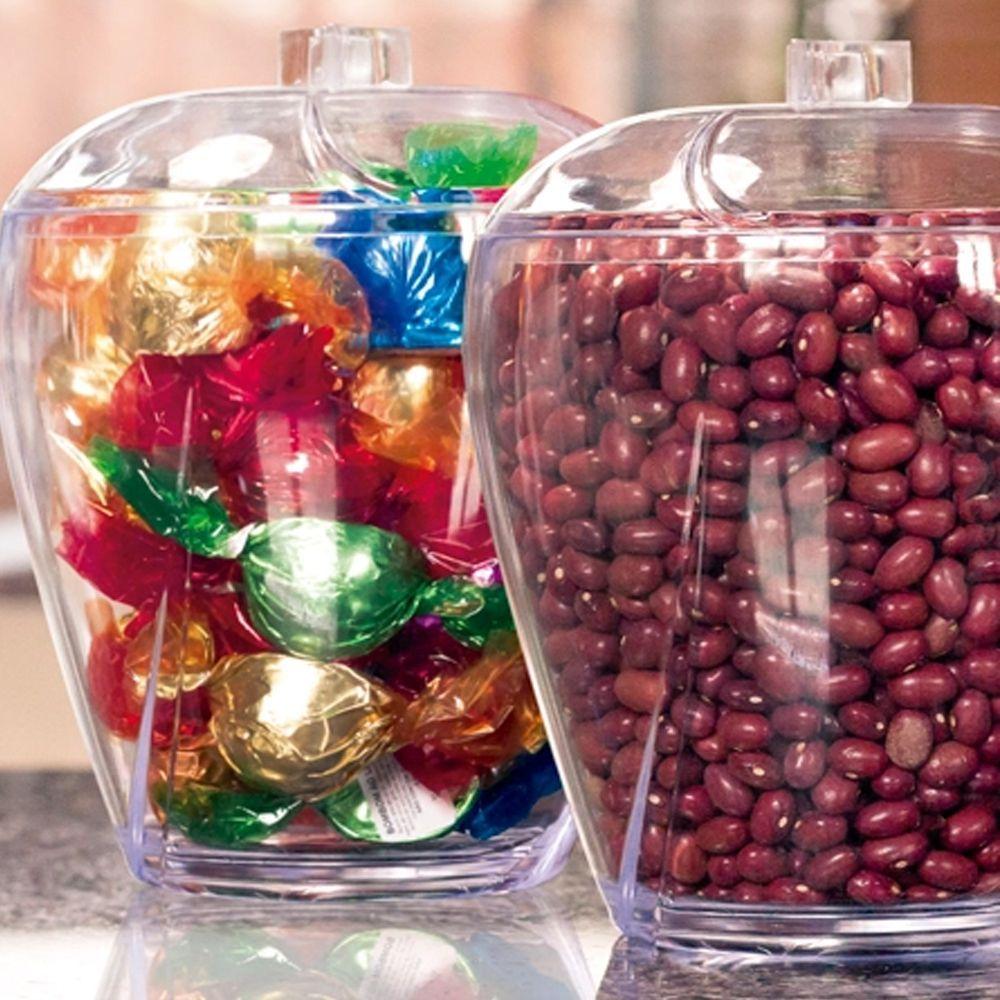 Pote Balde De Gelo Multiuso Organizador De Objeto Bomboniere Cor:preto ...