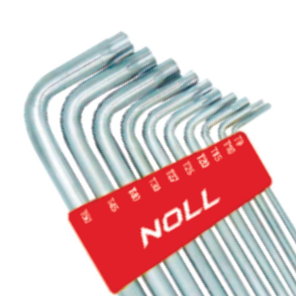 Jogo De Chaves Torx Longas - 10 Peças - Noll - Carrefour