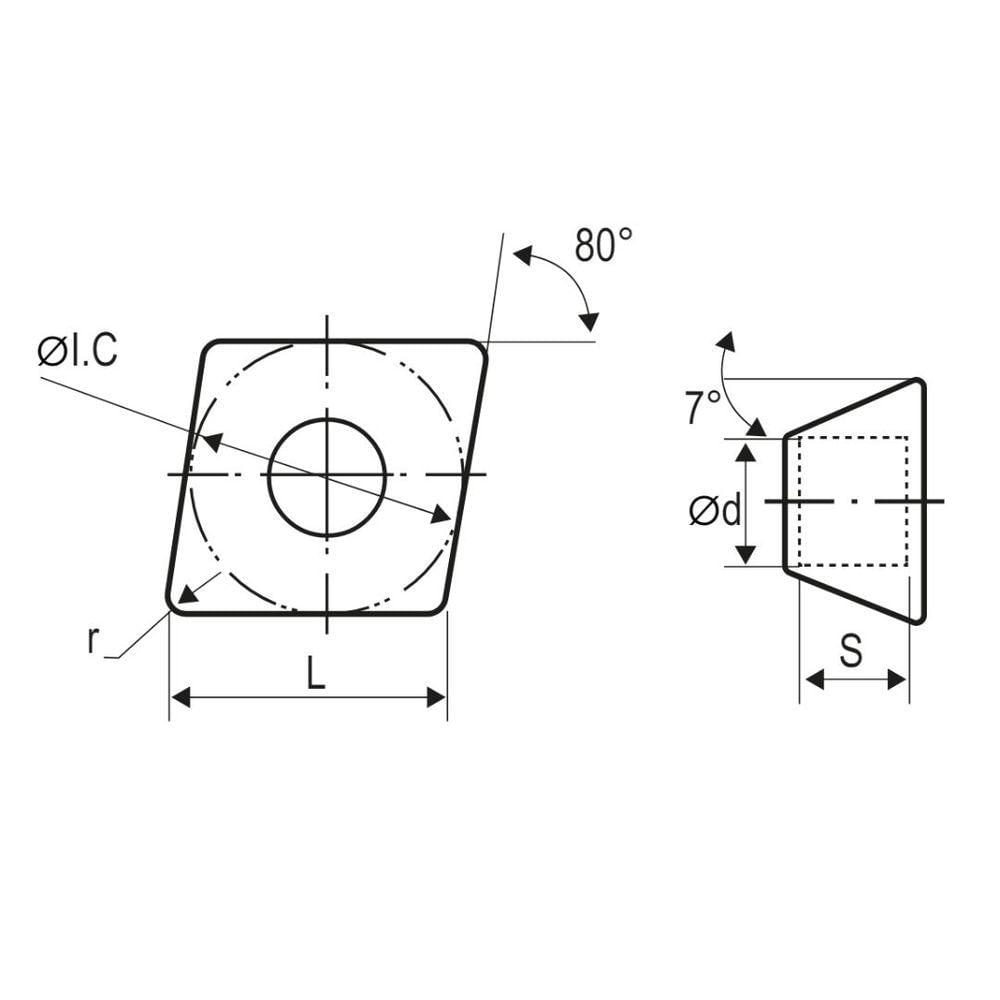 Inserto Pastilha Md - Ccmt 09t304 Classe P30 - 10 Und - Ht Ferramentas ...