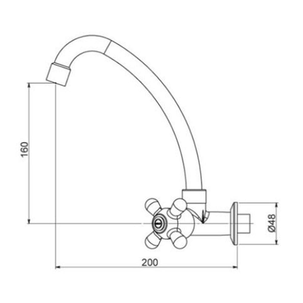 Torneira Para Pia Kelly Bica Móvel 162-c44 Light 1/2 Vedante - Carrefour