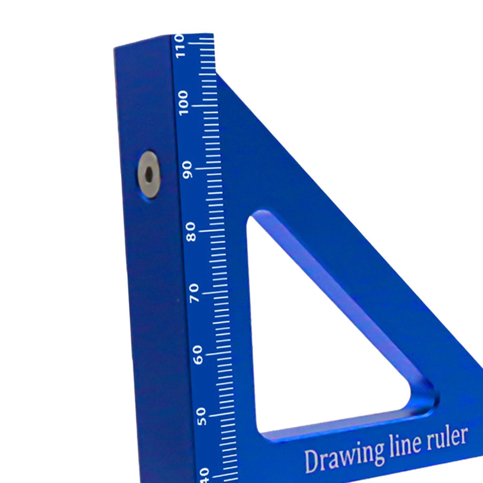 Régua De Medição Multi Ângulo Régua Triangular De Mitre - Carrefour