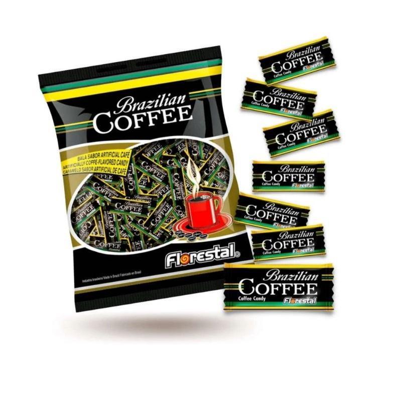 5 Pacotes Balas Dura De Café Brazilian Coffe Florestal 500g - Carrefour