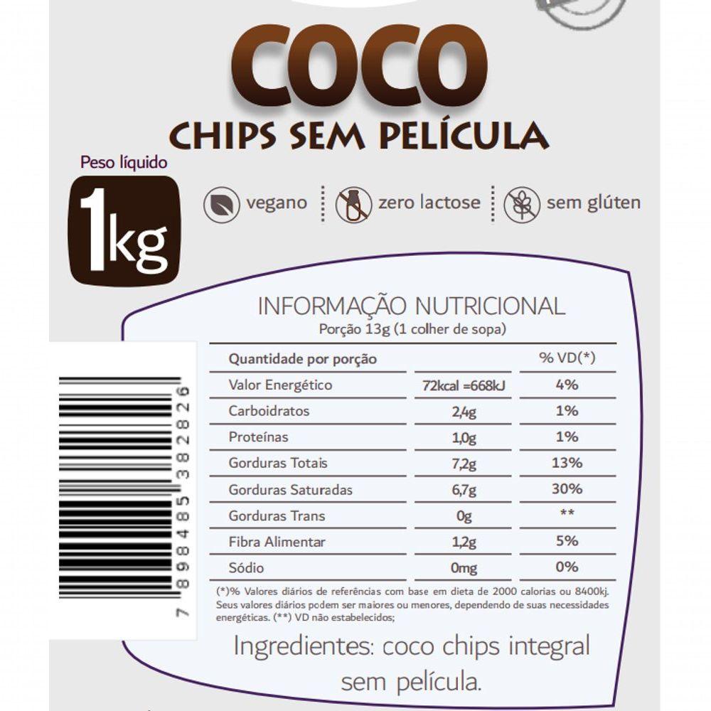 Chips De Coco - Puro - A Granel 500g - Carrefour