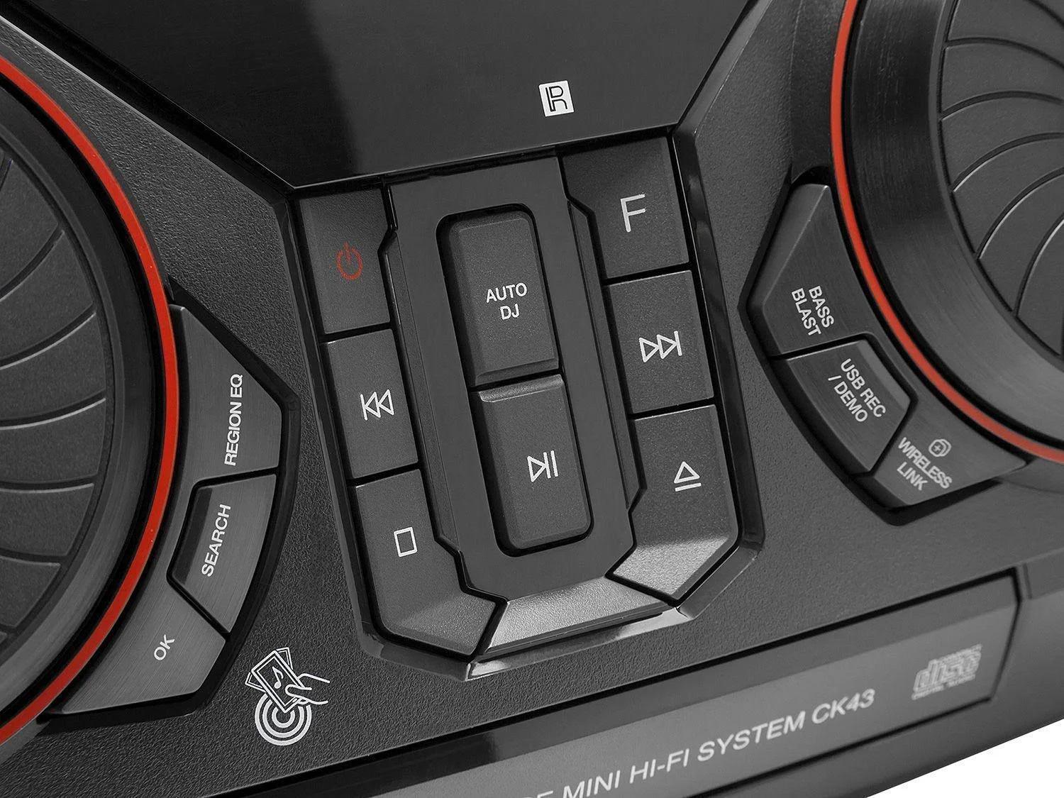 Mini System LG XBOOM CK43 300W - Bluetooth/USB/FM/CD - Carrefour