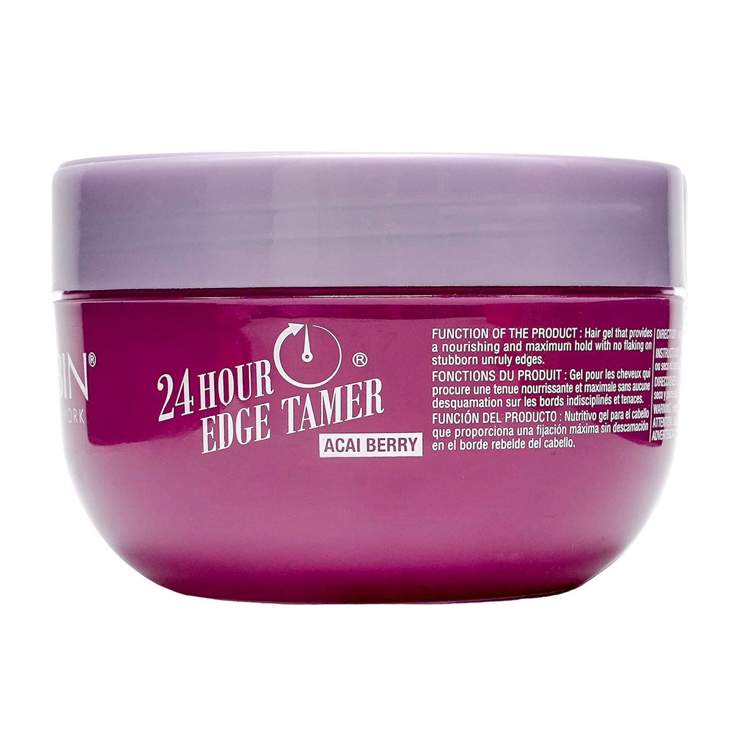 Gel Fixação Cabelo Ebin Edge Tamer 250ml Fragrância Açai - Carrefour