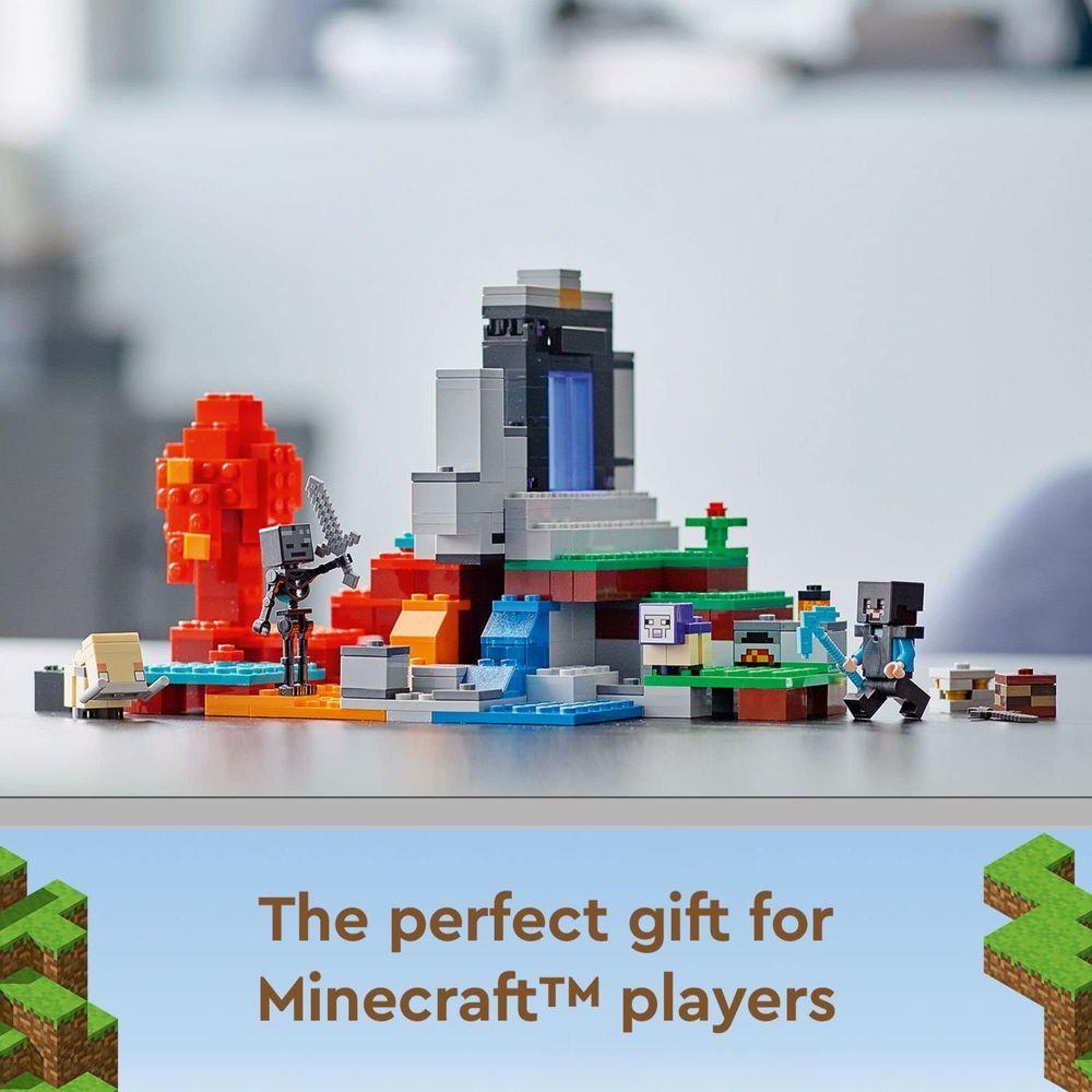 Lego Minecraft The Ruined Portal 21172, Building Toy For Kids - Carrefour