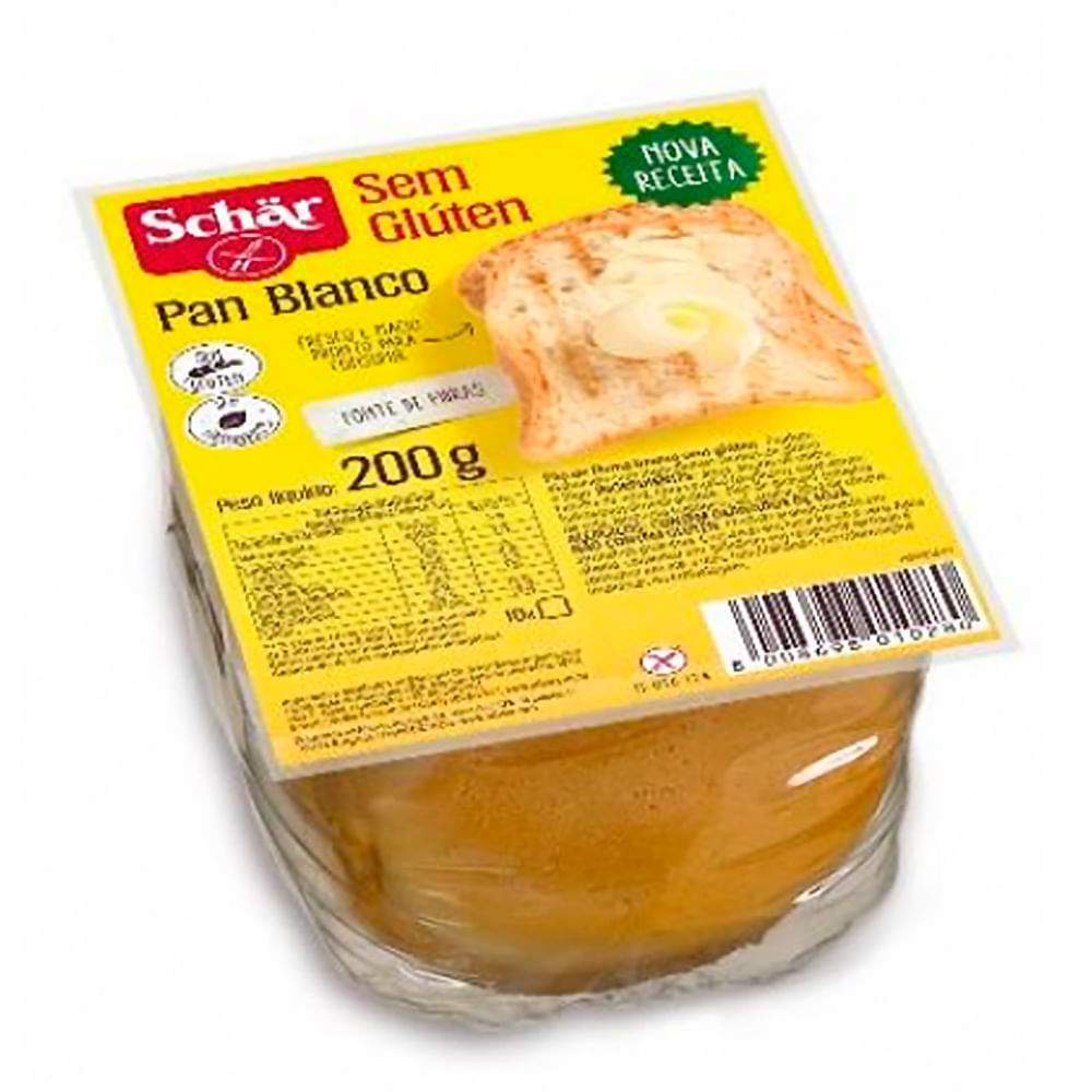 Pão De Forma Schär Pan Blanco Com 200g Sem Glúten - Carrefour
