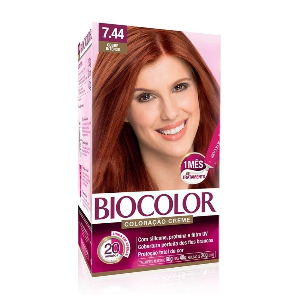 Biocolor 7.44 Louro Acobreado Mini Kit - Carrefour