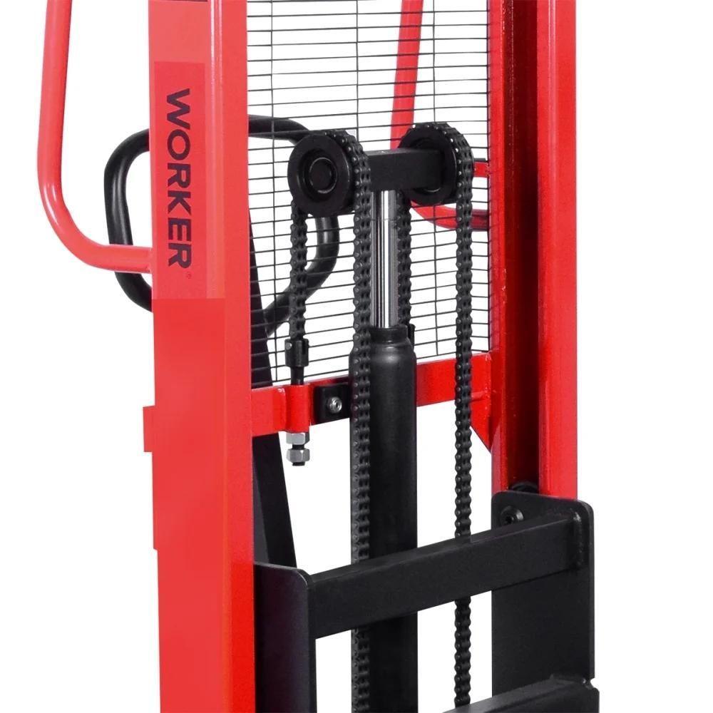 Empilhadeira Manual 1,0 Toneladas 1150x550 Roda Dupla Nylon Worker ...