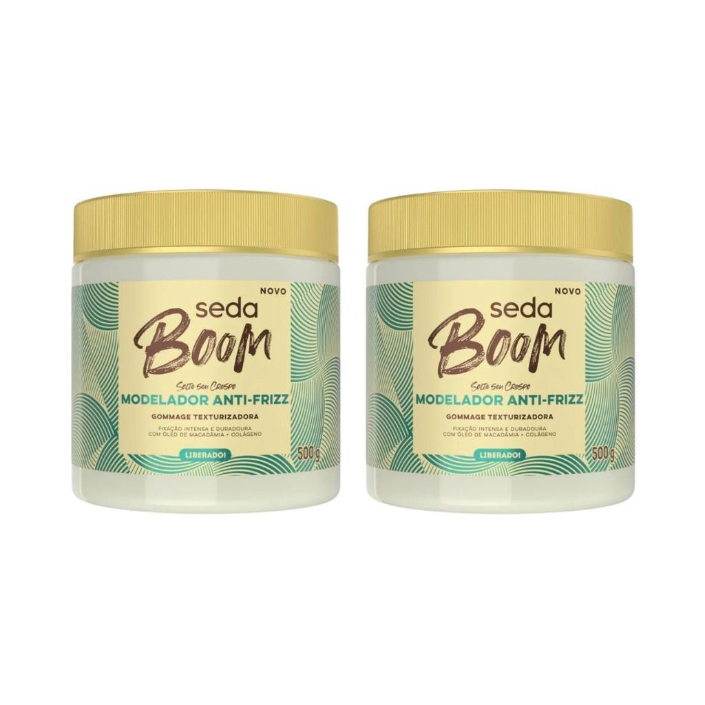 Modelador Antifriz Seda Boom Gel Goma Texturizadora 500g-2un - Carrefour