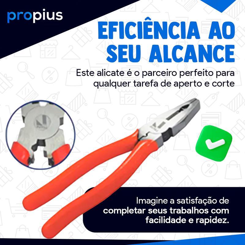 Alicate Universal 8 Polegadas Isolado Multifuncional Corte - Carrefour