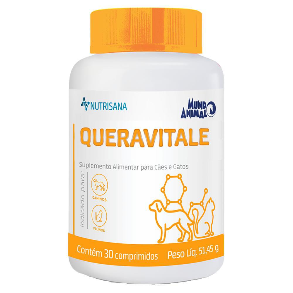 Suplemento Nutrisana Queravitale 30 Comp. - Mundo Animal - Carrefour