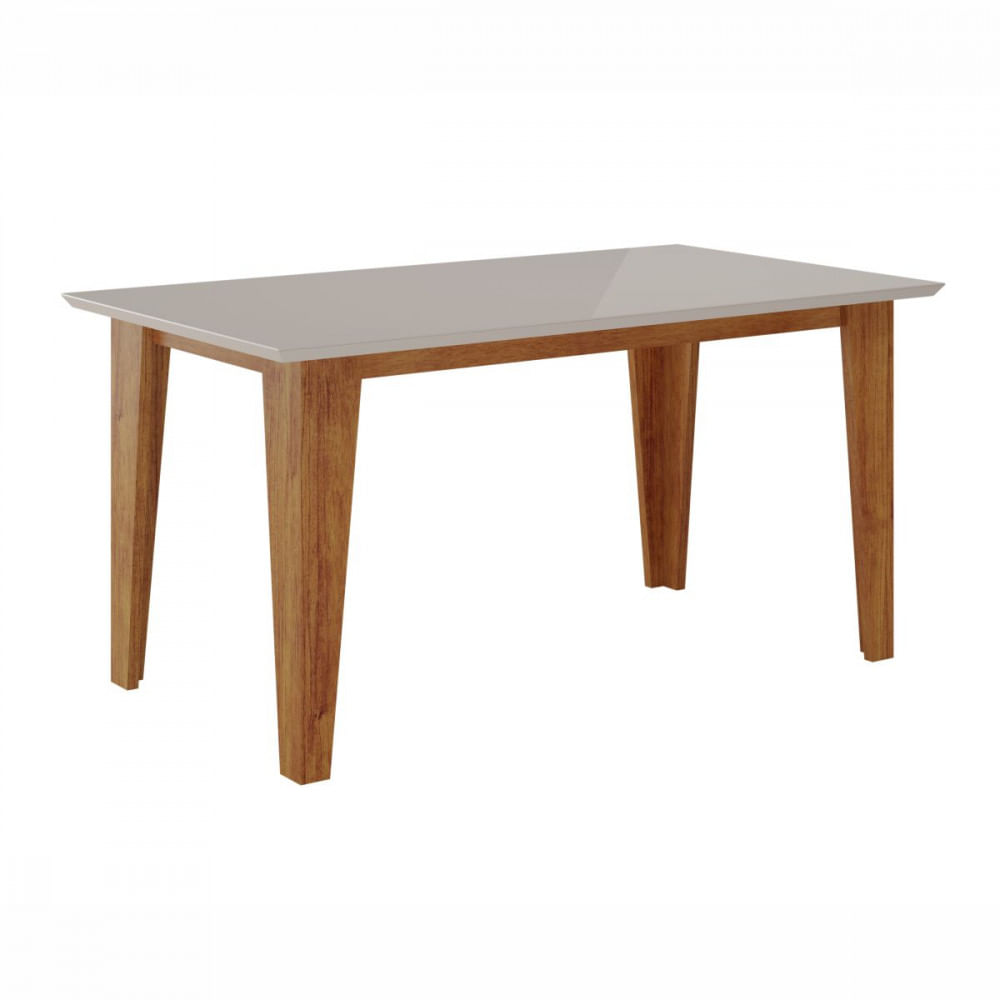 Mesa De Jantar Com 6 Cadeiras Requinte Veneza Off White Viero - Carrefour