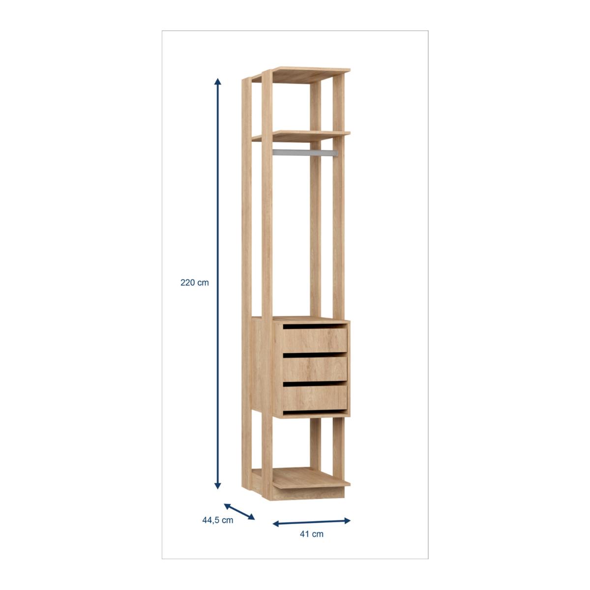 Estante Gaveteiro 410 Linha Clothes - Carrefour