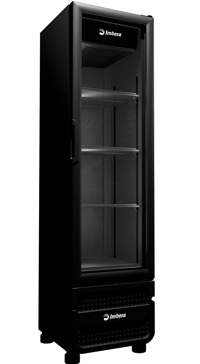Expositor Vertical Imbera 244 Litros Full Black Vr08 - 220v - Carrefour