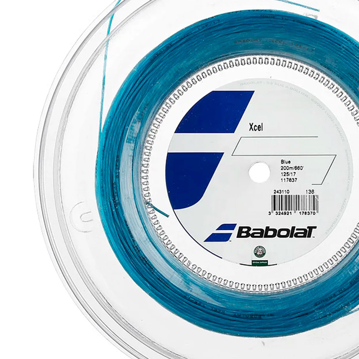 Corda De Raquete Babolat Xcel Azul 17 1.25mm 200m - Carrefour
