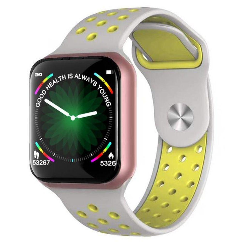 Relógio Smartwatch F8 Monitor Ios Android Dourado Verde - Carrefour