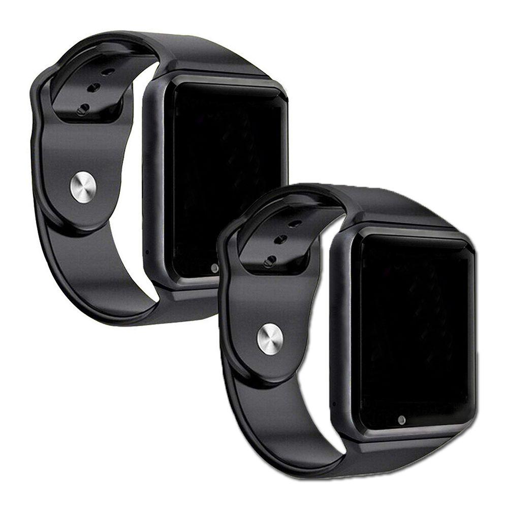 Kit 2 Smartwatch A1 Original Touch Bluetooth Gear Chip - Carrefour