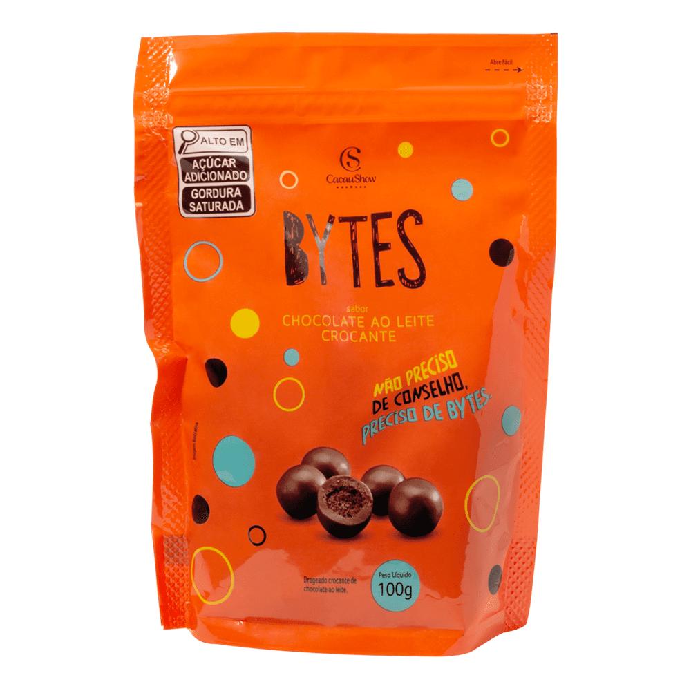 Drageado Bytes De Chocolate Ao Leite E Branco 100g Cacau Show - Carrefour