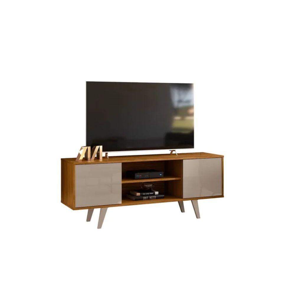 Rack Bancada Lisboa Para Tv 50 Polegadas Fendi E Naturale - Madetec ...