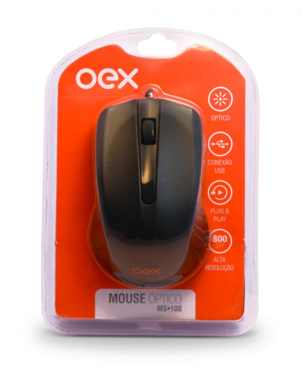 Mouse Optico Ms100,Proporciona conforto e comodidade aos usuários ...