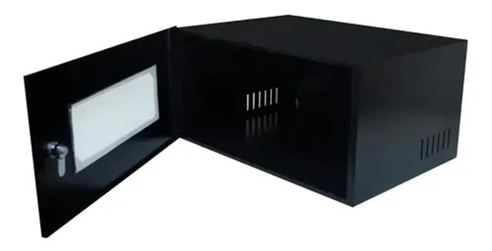 Mini Rack 19 05u X 350mm Porta Ventilada Preto - Carrefour