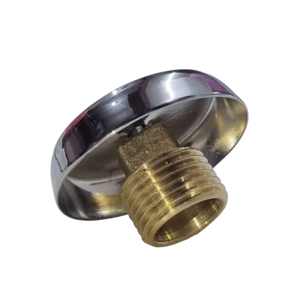 Plug 1/2 Com Parafuso E Canopla Cromada Para Acabamento - Carrefour