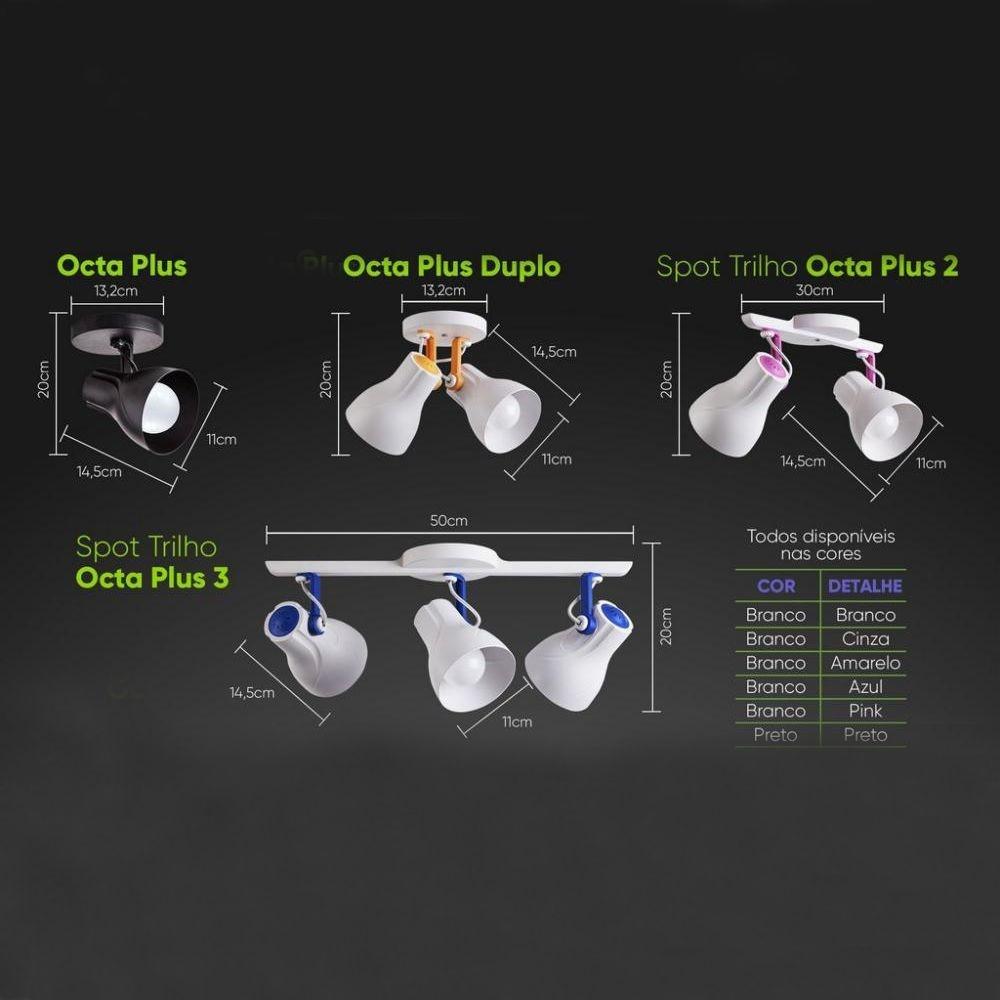 O Spot Octa é perfeito para quem busca iluminação mais direta e focada ...