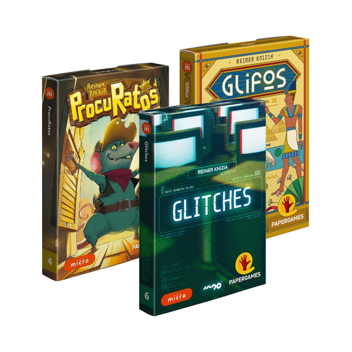 Kit Jogo De Cartas Procuratos + Glifos + Glitches Papergames - Carrefour