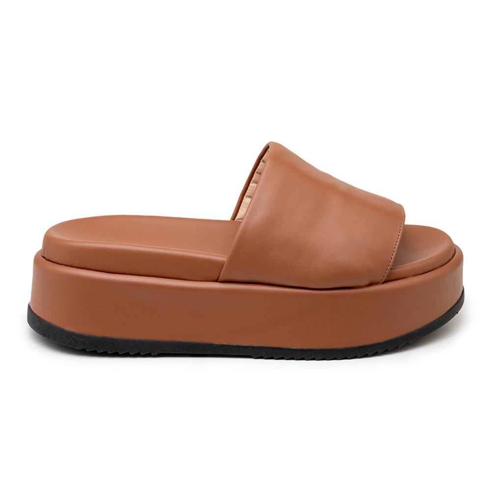 Tamanco Feminino Slide Papete Flatorm Casual Básico Caramelo 35 - Carrefour