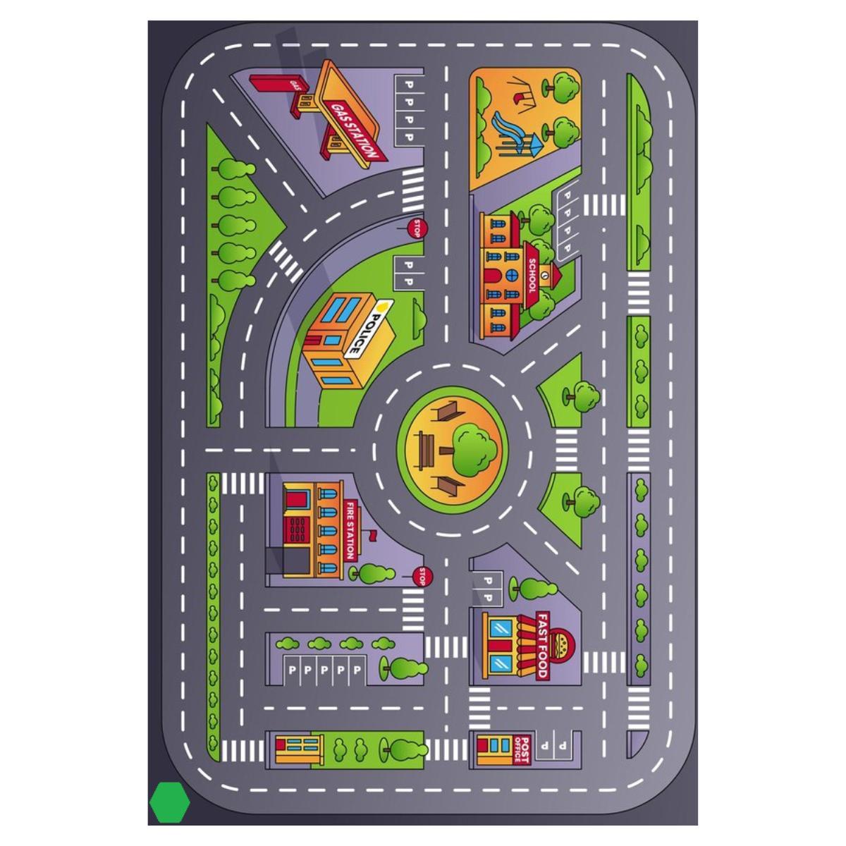 Tapete Pista Carrinhos Corrida Hot Cidade Grande - Carrefour