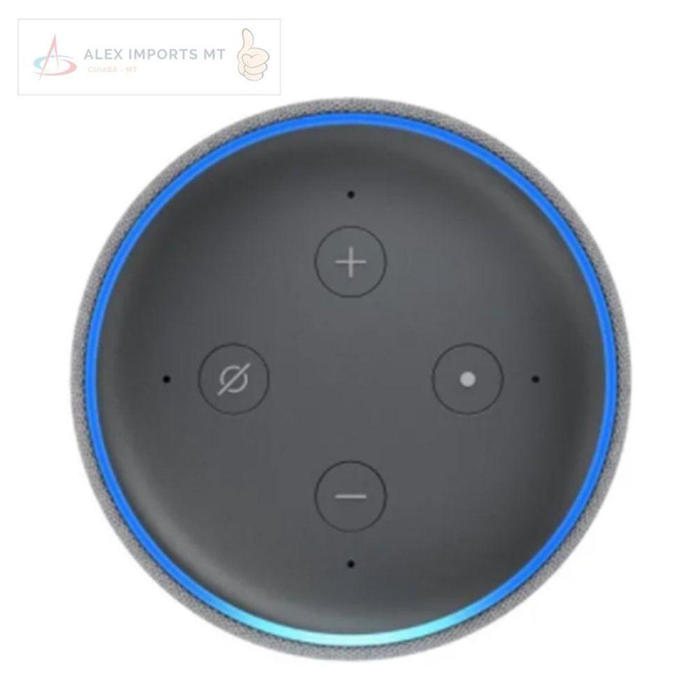 Smart Speaker Amazon Echo Dot 3rd Gen Com Alexa Tela Alexia - Carrefour