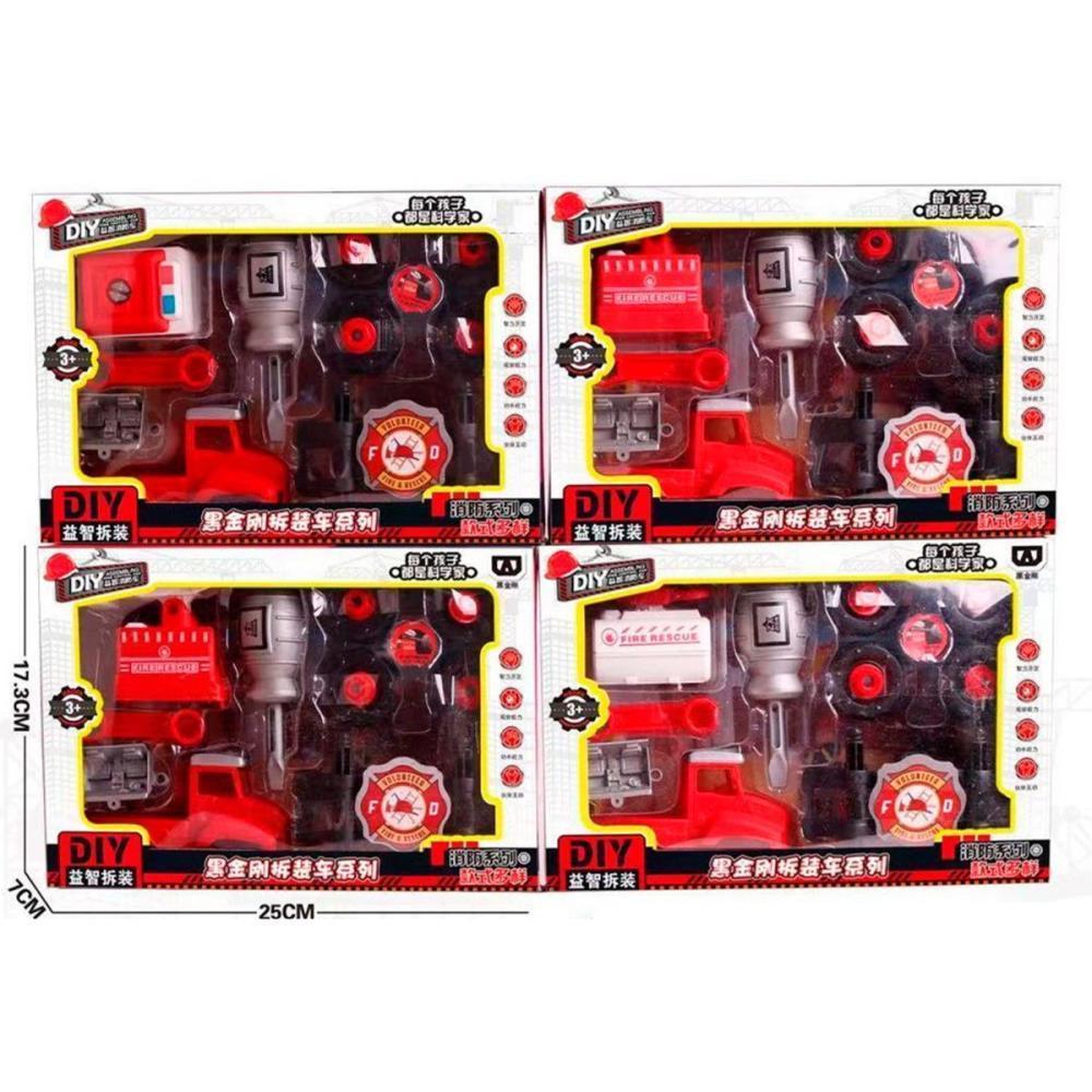 Carrinho City Machine Bombeiro 4 Mod(s) - Carrefour